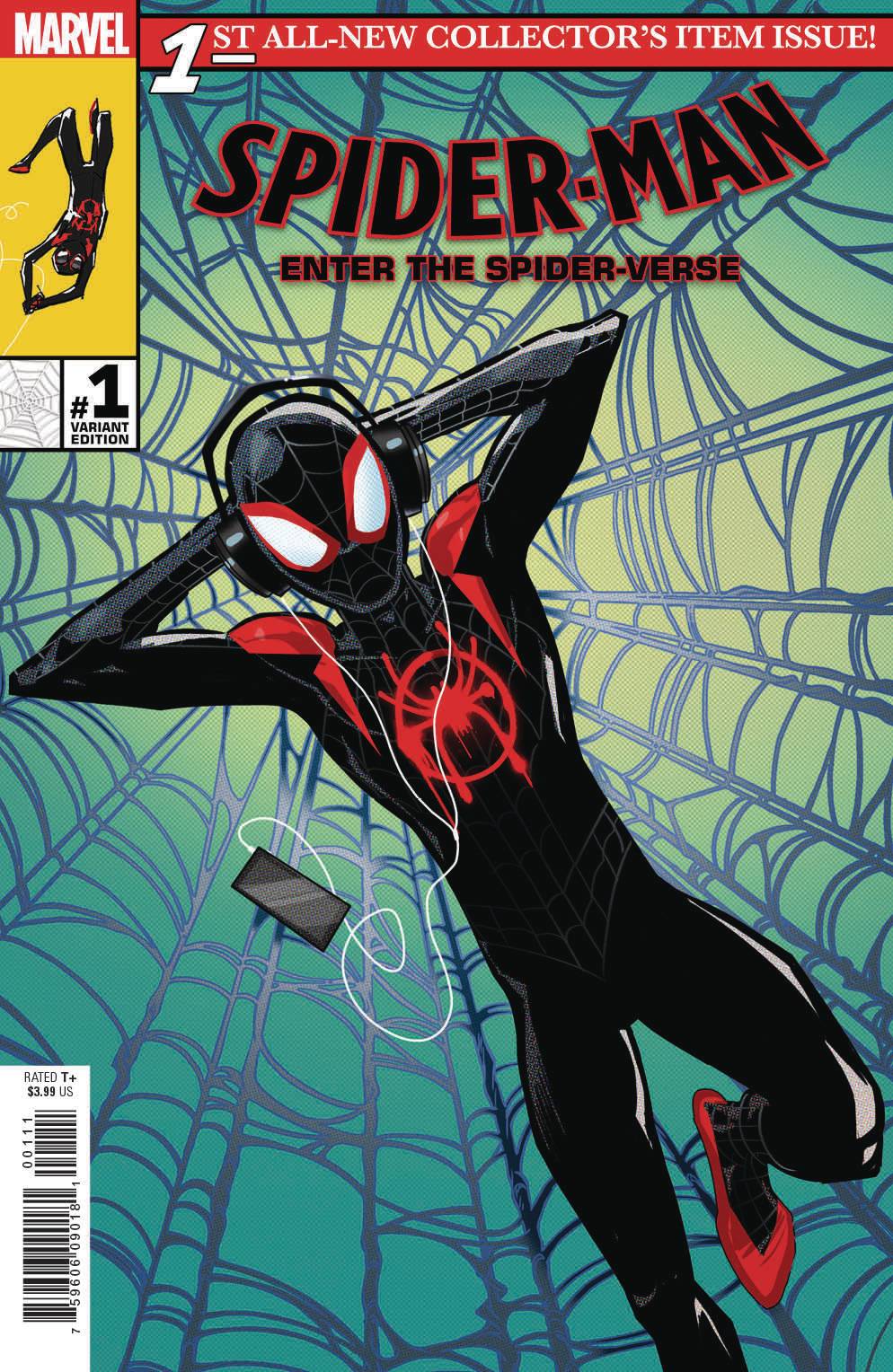 SPIDER-MAN ENTER THE SPIDER-VERSE #1 ANIMATION VARIANT COVER (1 in 10 ...